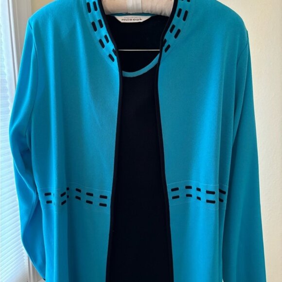 Misook | Sweaters | Misook Jacket Knit Tank And Skirt Xl | Poshmark